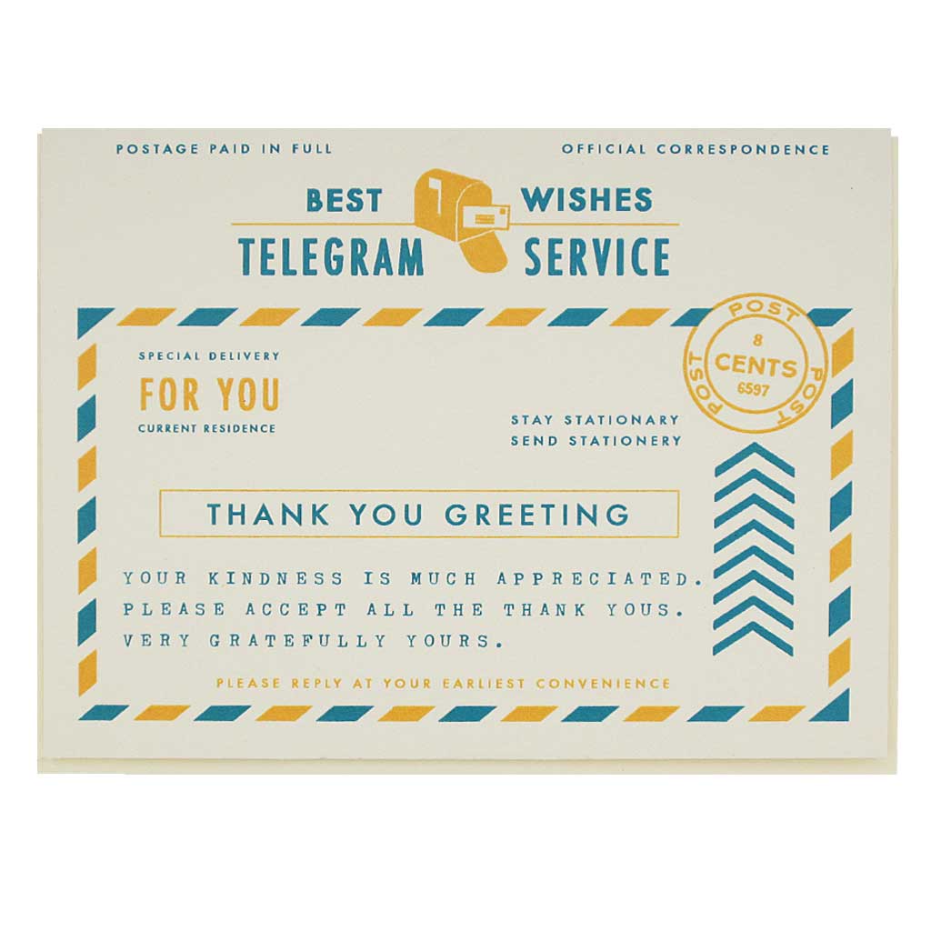 Thank You Telegram – The Regional Assembly of Text